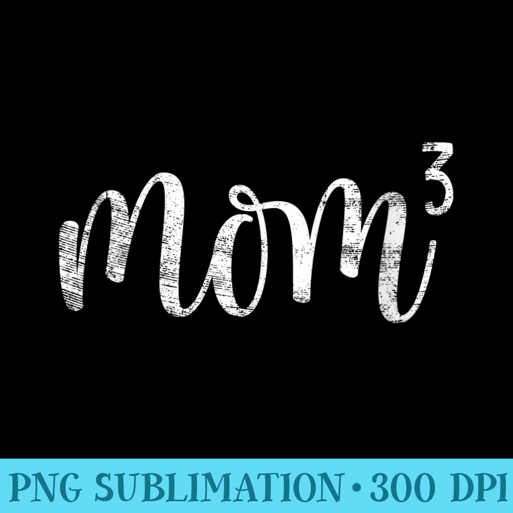 s Mom3 Mom Cubed Mother of Three Mama of 3 Mothers Day - Dow | Inspire ...