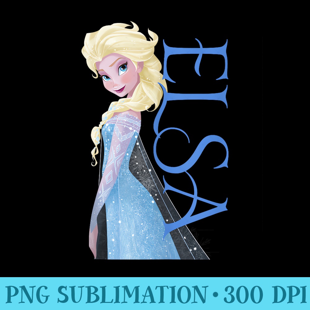 Disney Frozen Elsa Snow Queen Sparkle Profile Logo - Sublima | Inspire ...
