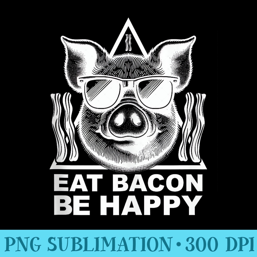 Bacon Lover Carnivore Diet Meat Eater Eat Pork Funny Pig - H | Inspire ...