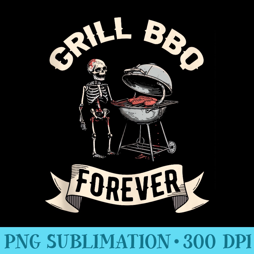 Barbecue Skeleton Grilling Grillmaster Grill Bbq - PNG Art F | Inspire ...