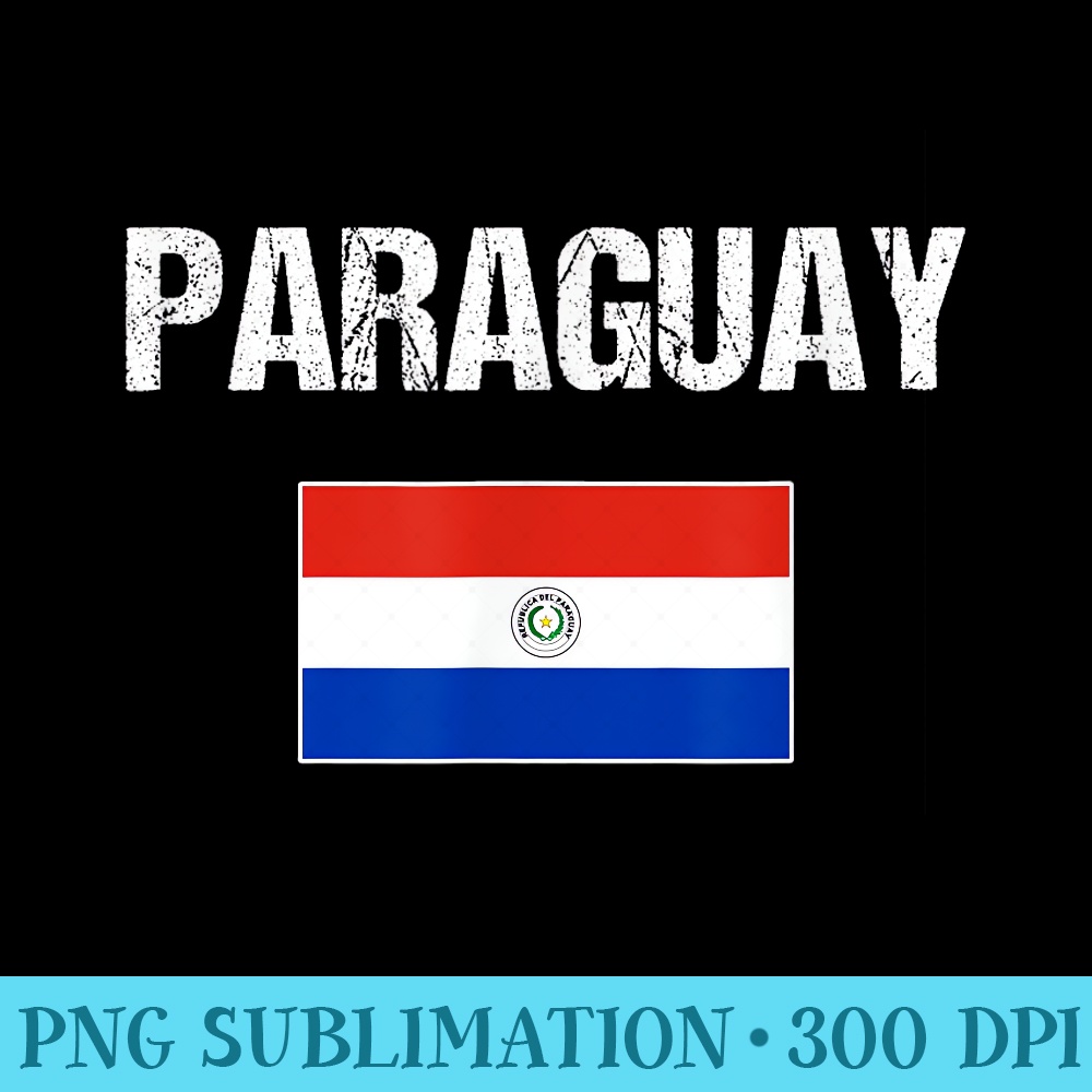 Paraguay Tshirt Paraguayan Flag Men Youth - PNG Sublimation | Inspire ...