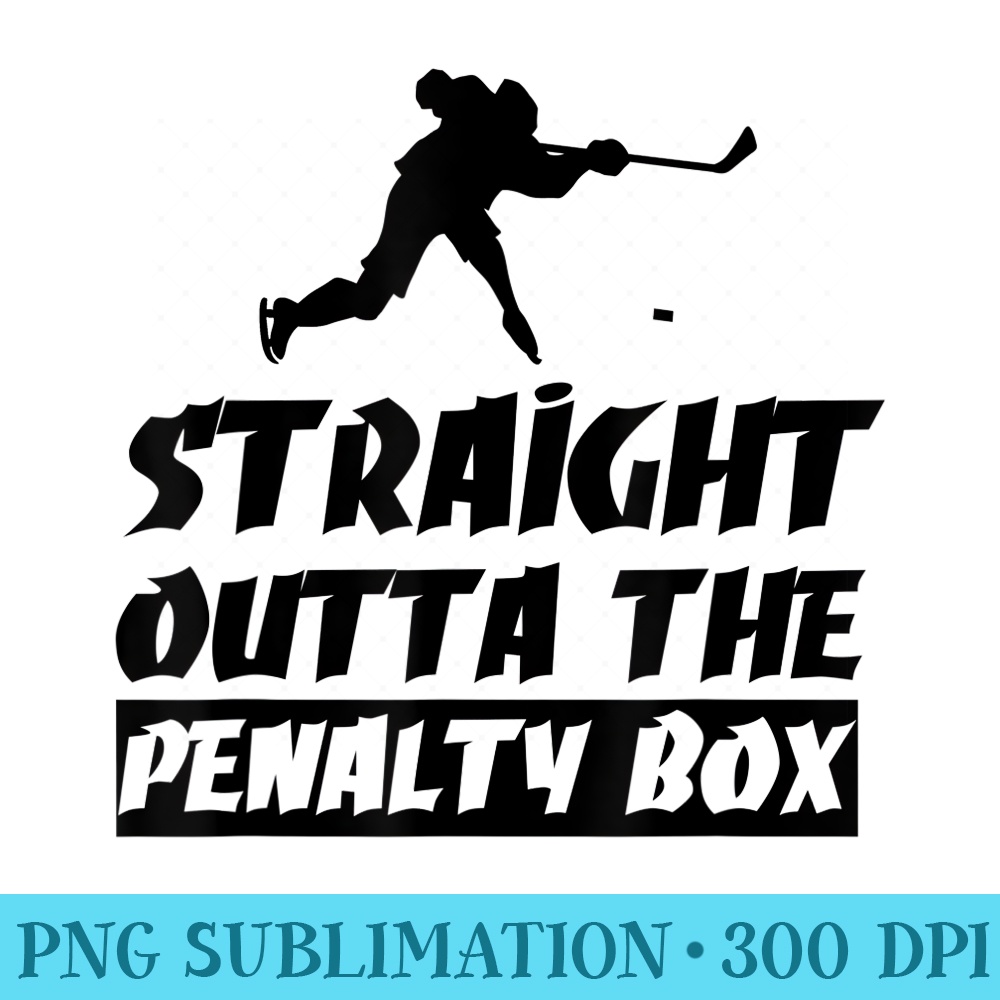 Funny Ice Hockey Enforcer Penalty Box - Sublimation designs | Inspire ...