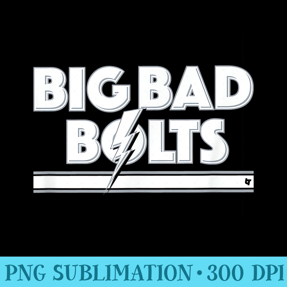 Big Bad Bolts Tampa Bay Hockey - Shirt Graphics for Download | Inspire ...