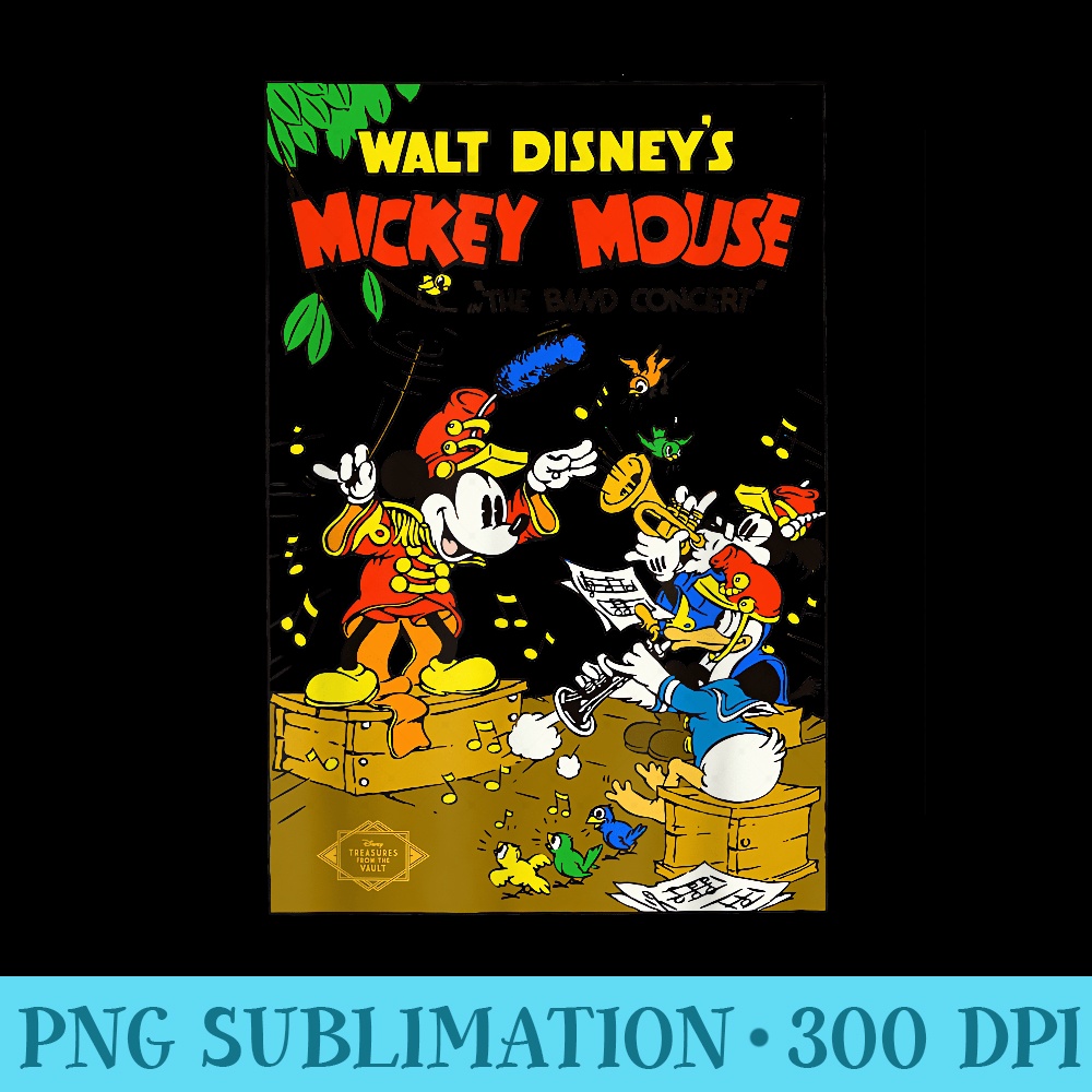Disney Mickey Mouse The Band Concert Donald Duck Vintage - S | Inspire ...