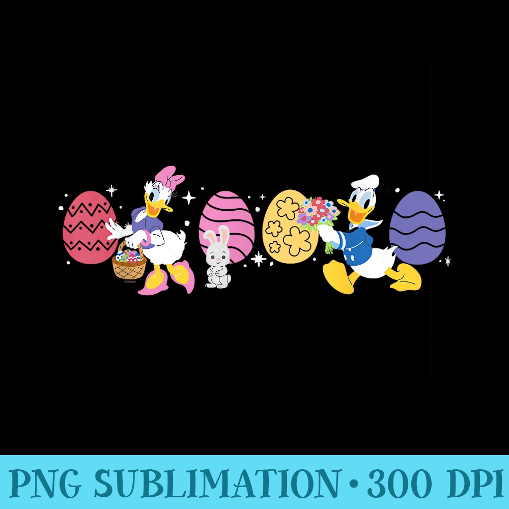 Disney Donald Duck Daisy Duck Spring Easter Eggs and Bunny - | Inspire ...