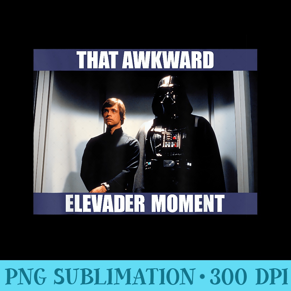 Star Wars That Awkward Elevader Moment Funny Meme - Transpar | Inspire ...