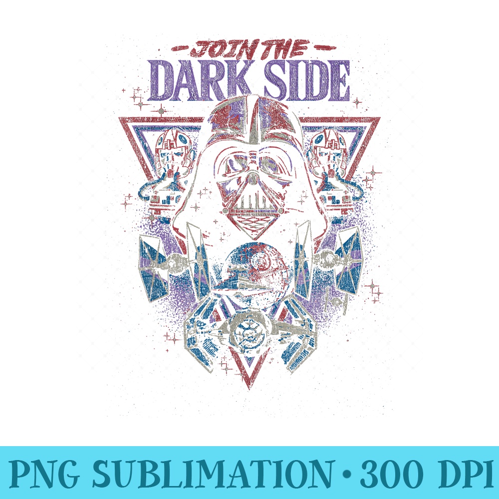 Star Wars Darth Vader Join The Dark Side Dark Portrait - PNG | Inspire ...