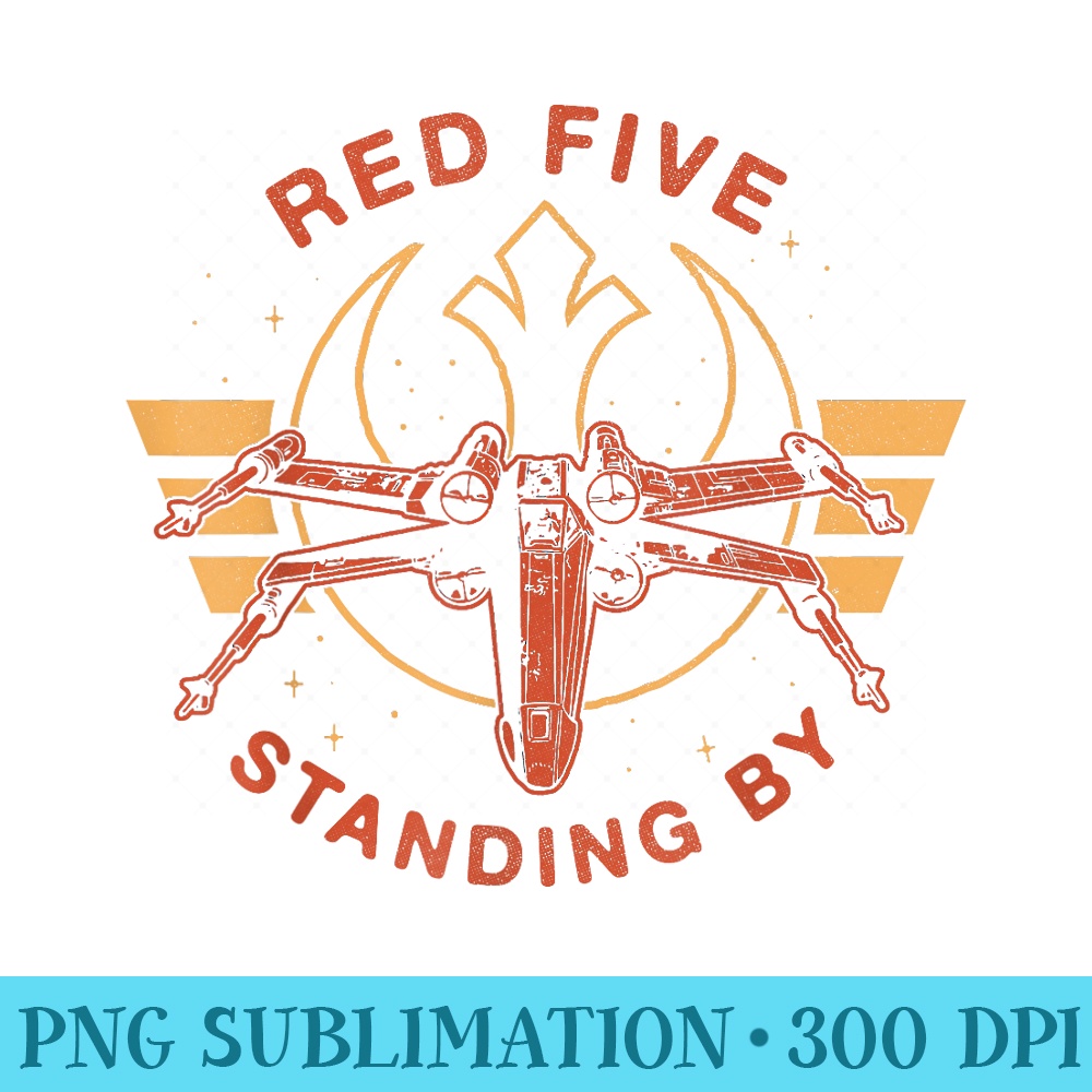 Star Wars Red Five Standing By XWing Rebels Graphic T - Subl | Inspire ...