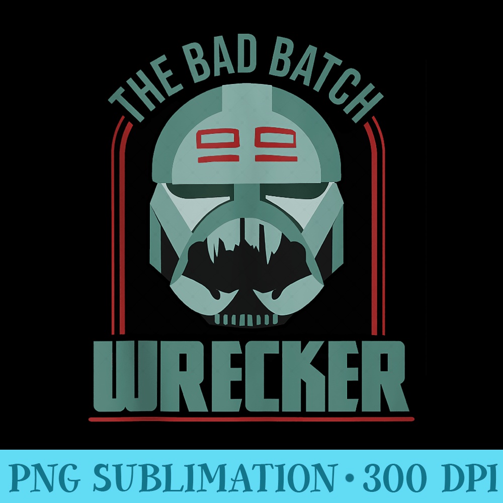 Star Wars The Clone Wars The Bad Batch Wrecker - Sublimation | Inspire ...