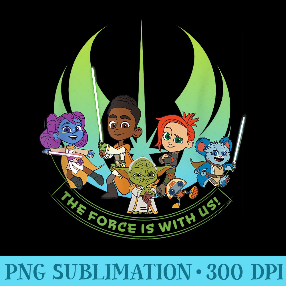 Star Wars Young Jedi Adventures Group The Force Is With Us - | Inspire ...