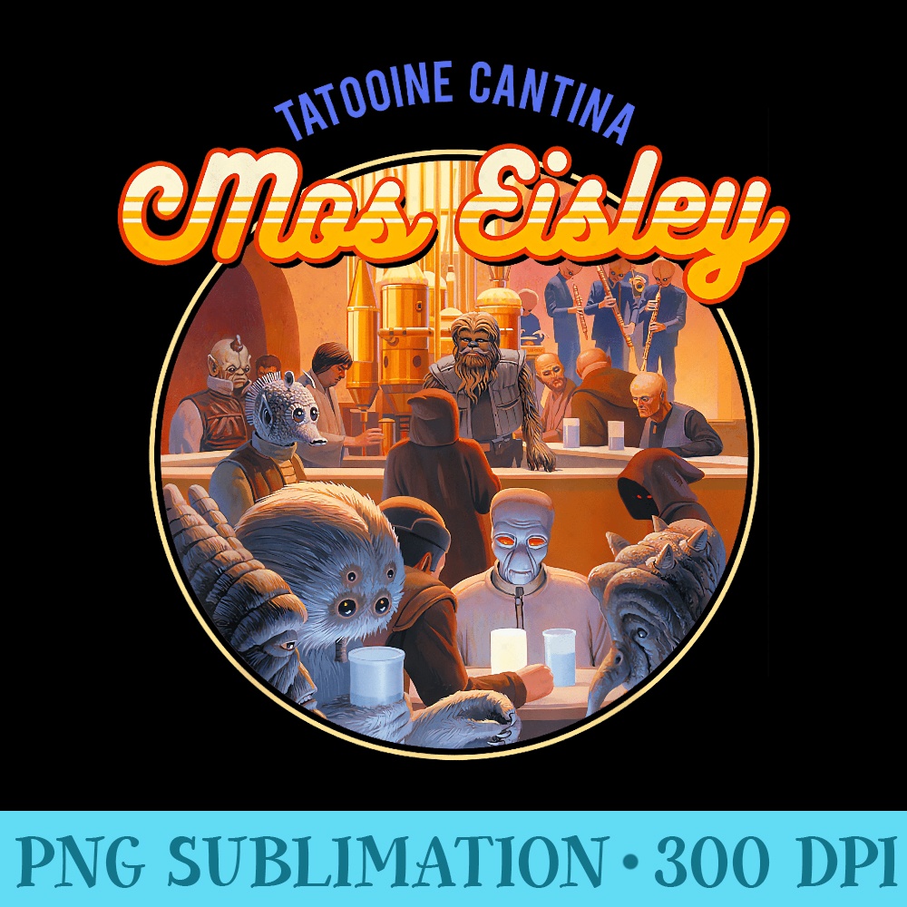 Star Wars Mos Eisley Tatooine Cantina Circle Portrait - Uniq | Inspire ...