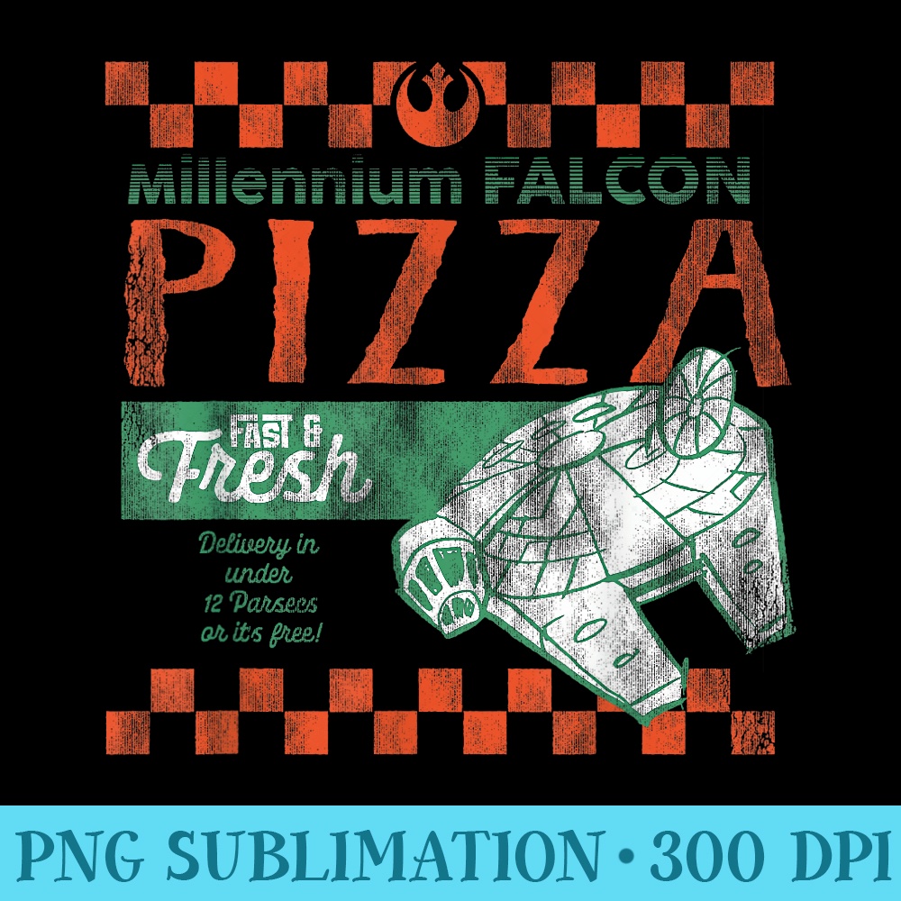Star Wars Millennium Falcon Pizza Fast Fresh - Free PNG Down | Inspire ...