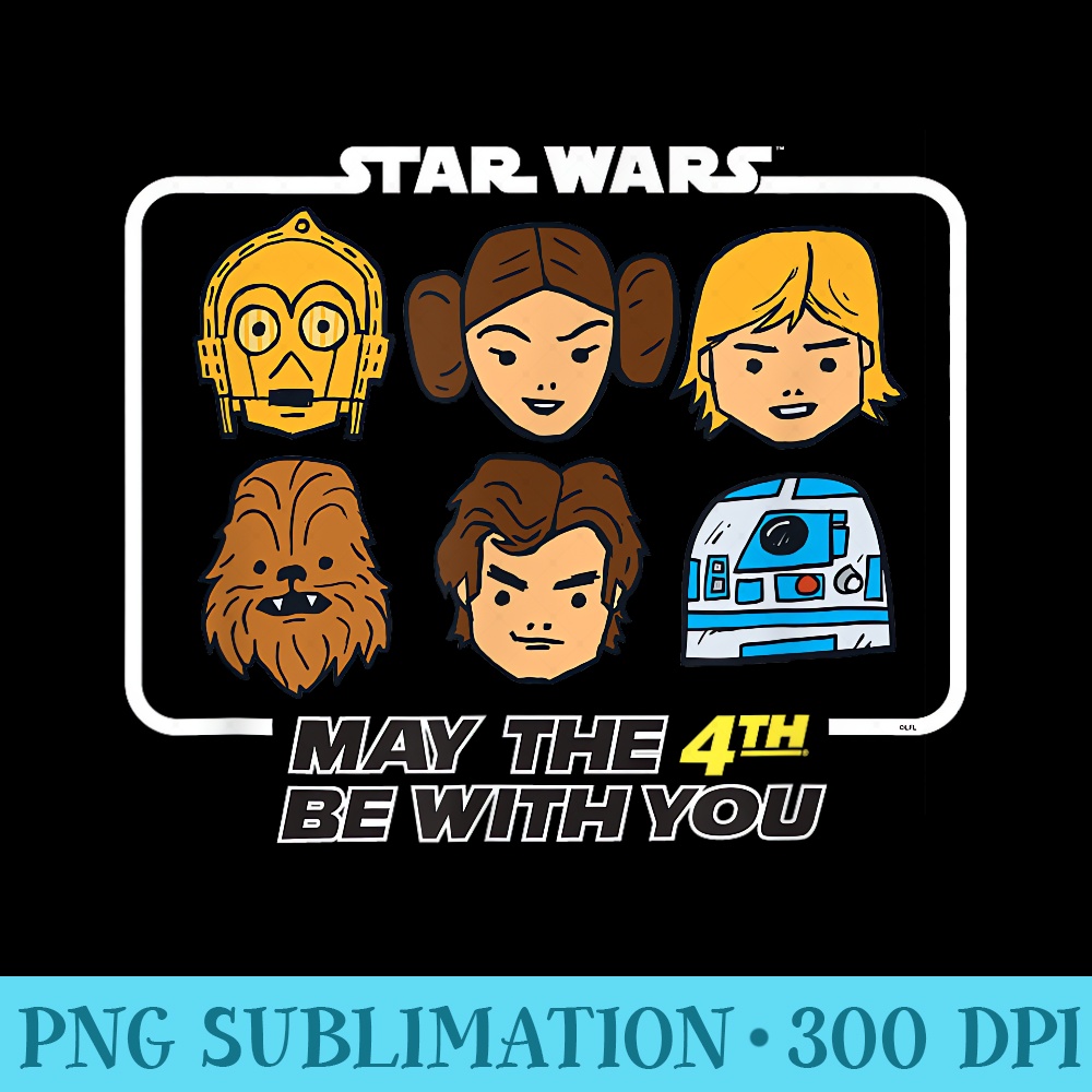 Star Wars May the 4th Be With You Classic Movie Characters - | Inspire ...