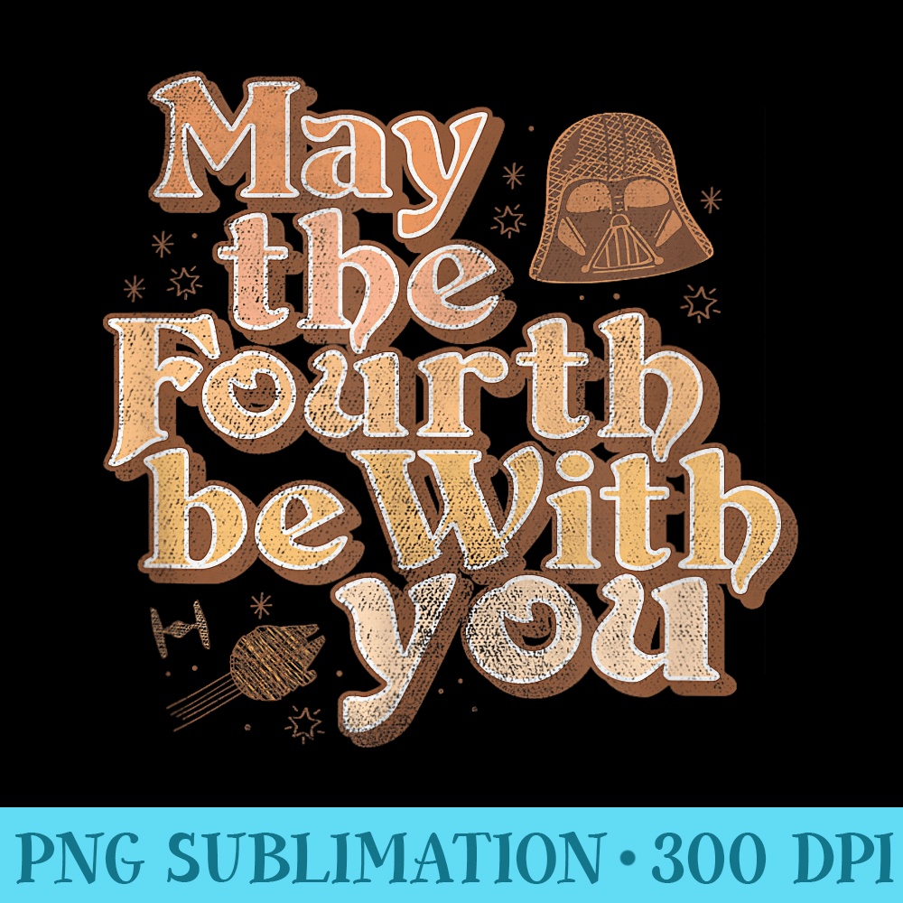 Star Wars May The Fourth Be With You Collage - Digital PNG A | Inspire ...