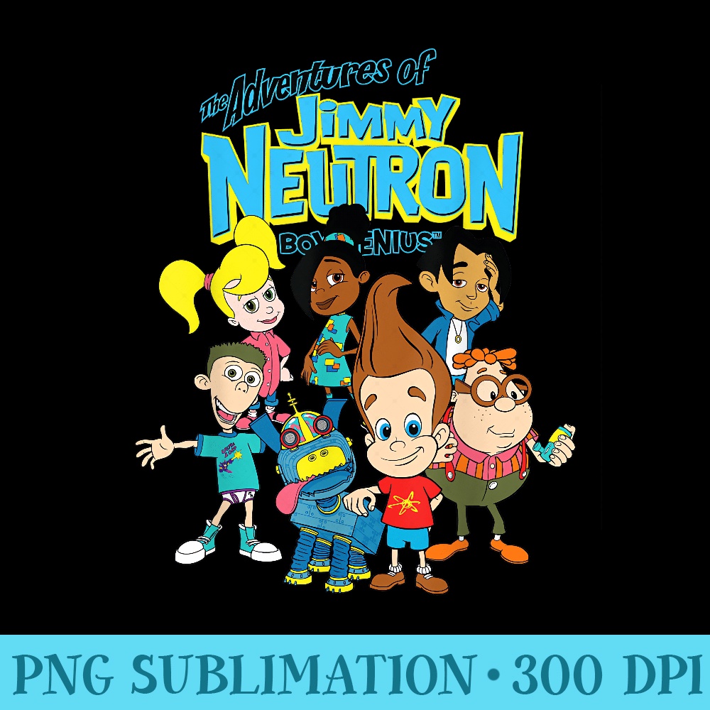 Nickelodeon The Adventures Of Jimmy Neutron Characters - PNG | Inspire ...