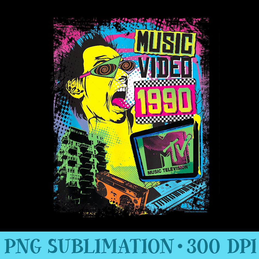 MTV Neon Rocker - Download PNG Files | Inspire Uplift