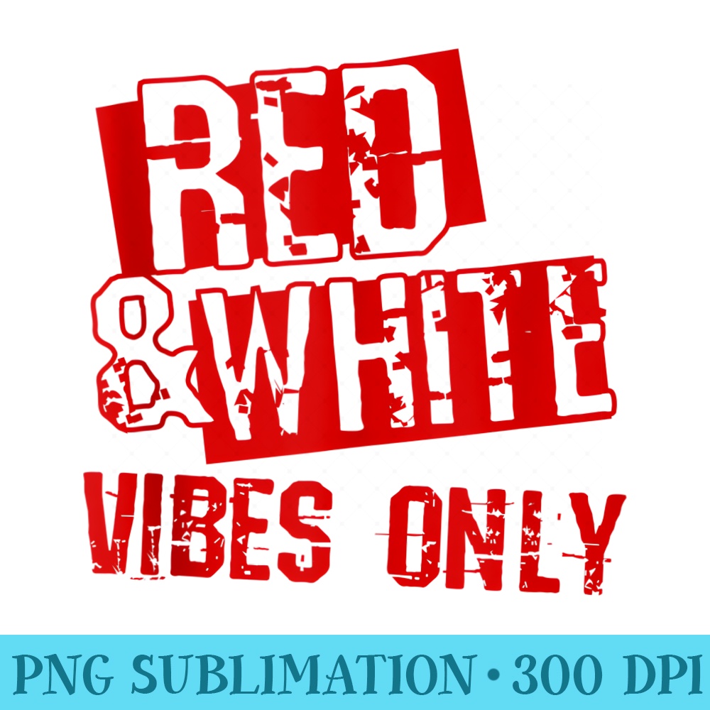 Red White Game Day for Football Team Colors School Spirit - | Inspire ...