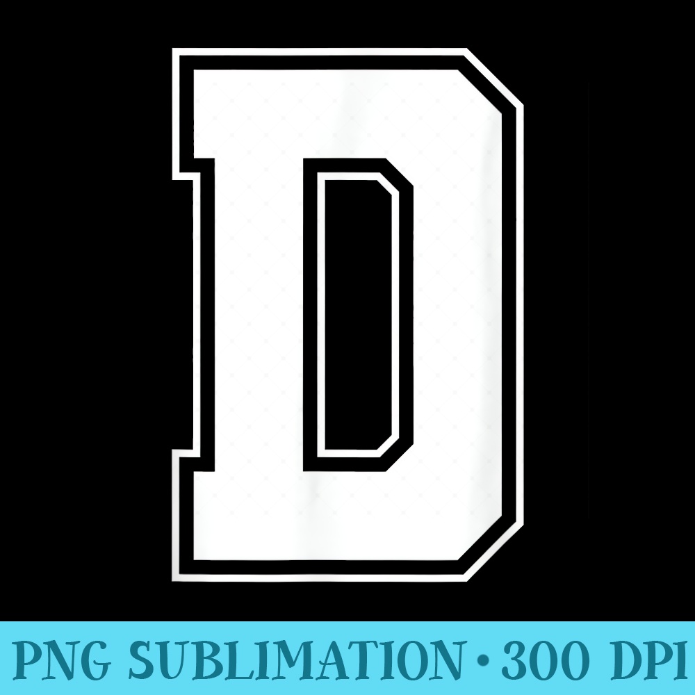 Letter D Alphabet Bold Capital Upper Case Initial Monogram - | Inspire ...