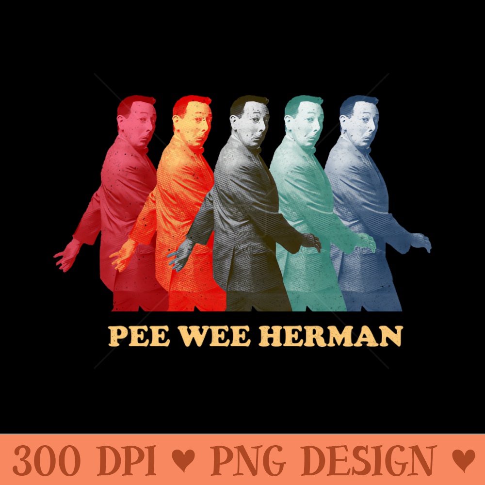 Retro Vintage Pee Wee Herman - High Resolution PNG Resource | Inspire ...