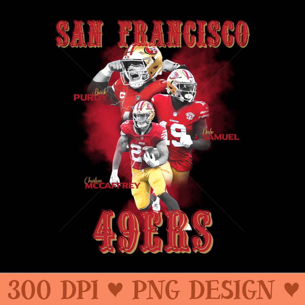 SAN FRANCISCO 49ERS - PNG Graphic Design | Inspire Uplift