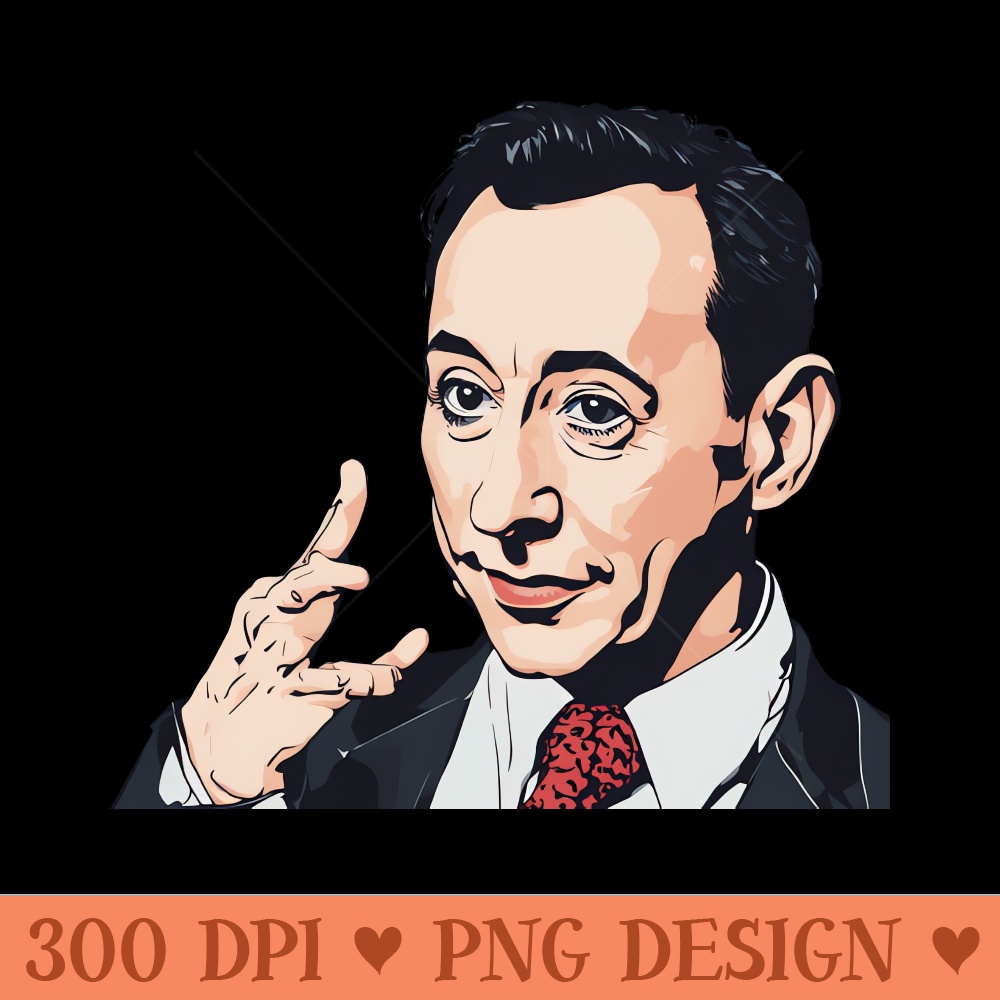pee wee herman vector fun - High Resolution PNG Artwork | Inspire Uplift