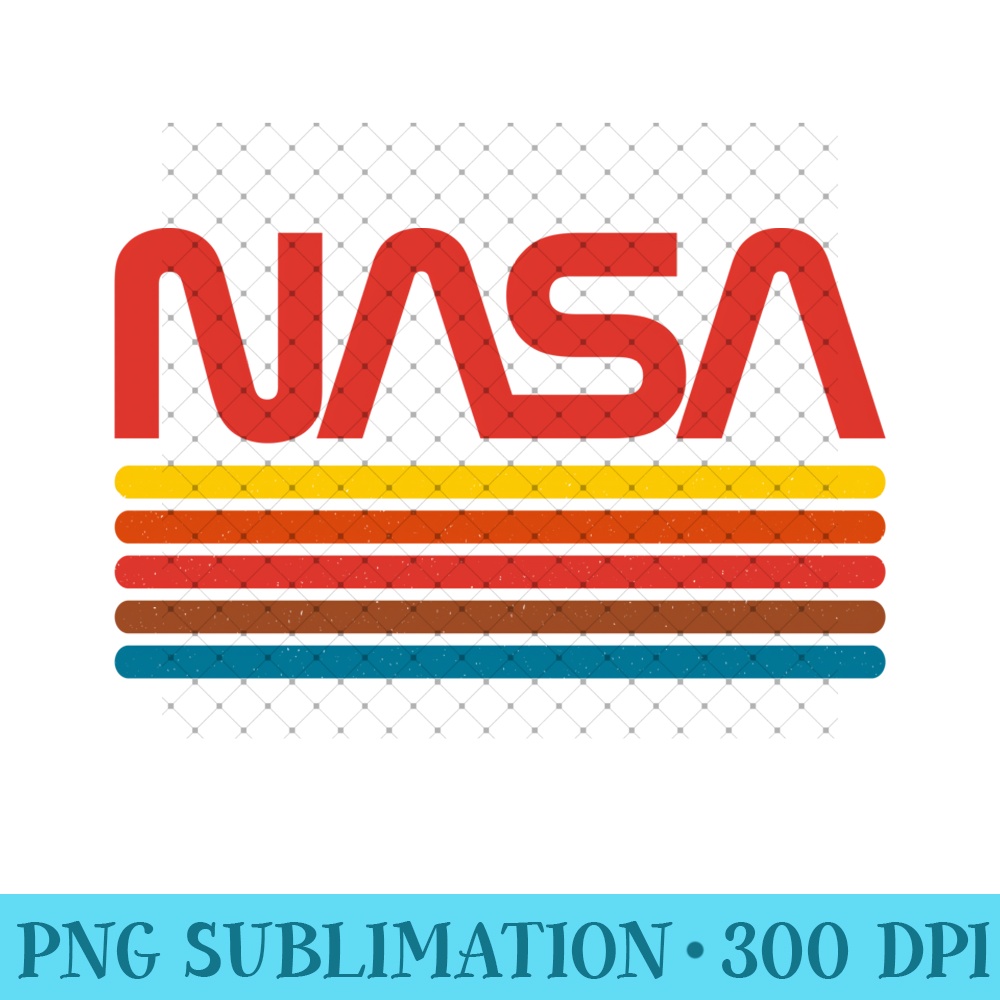 60s 70s Vintage Retro NASA Worm Logo Vintage NASA Logo - PNG | Inspire ...