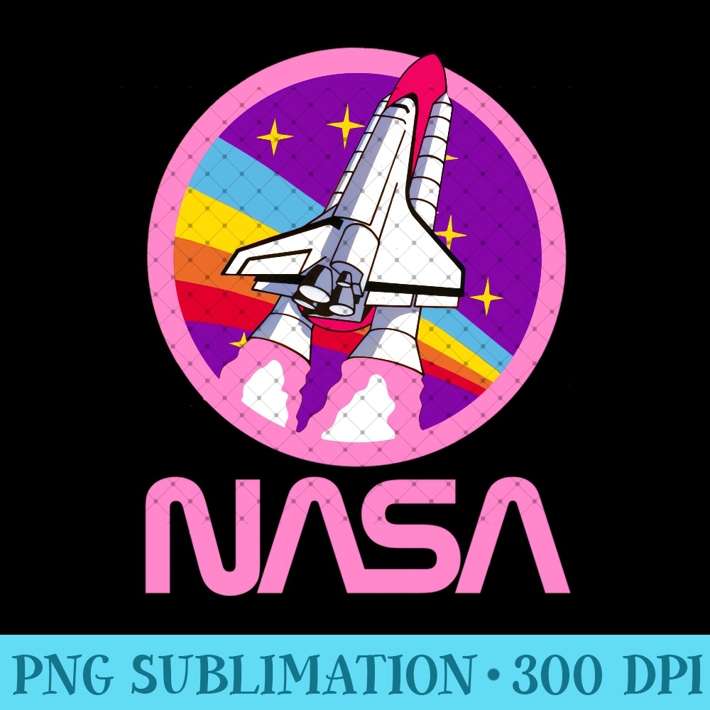 Officially Licensed NASA Rainbow Rocket Launch Girls - High | Inspire ...