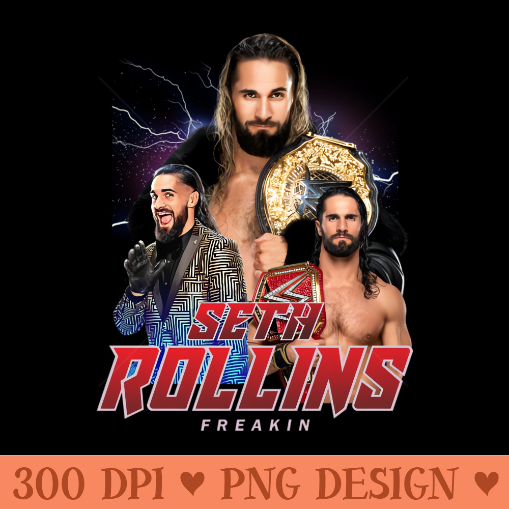 SETH ROLLINS - Sublimation clipart PNG - Unlock Vibrant Subl | Inspire ...