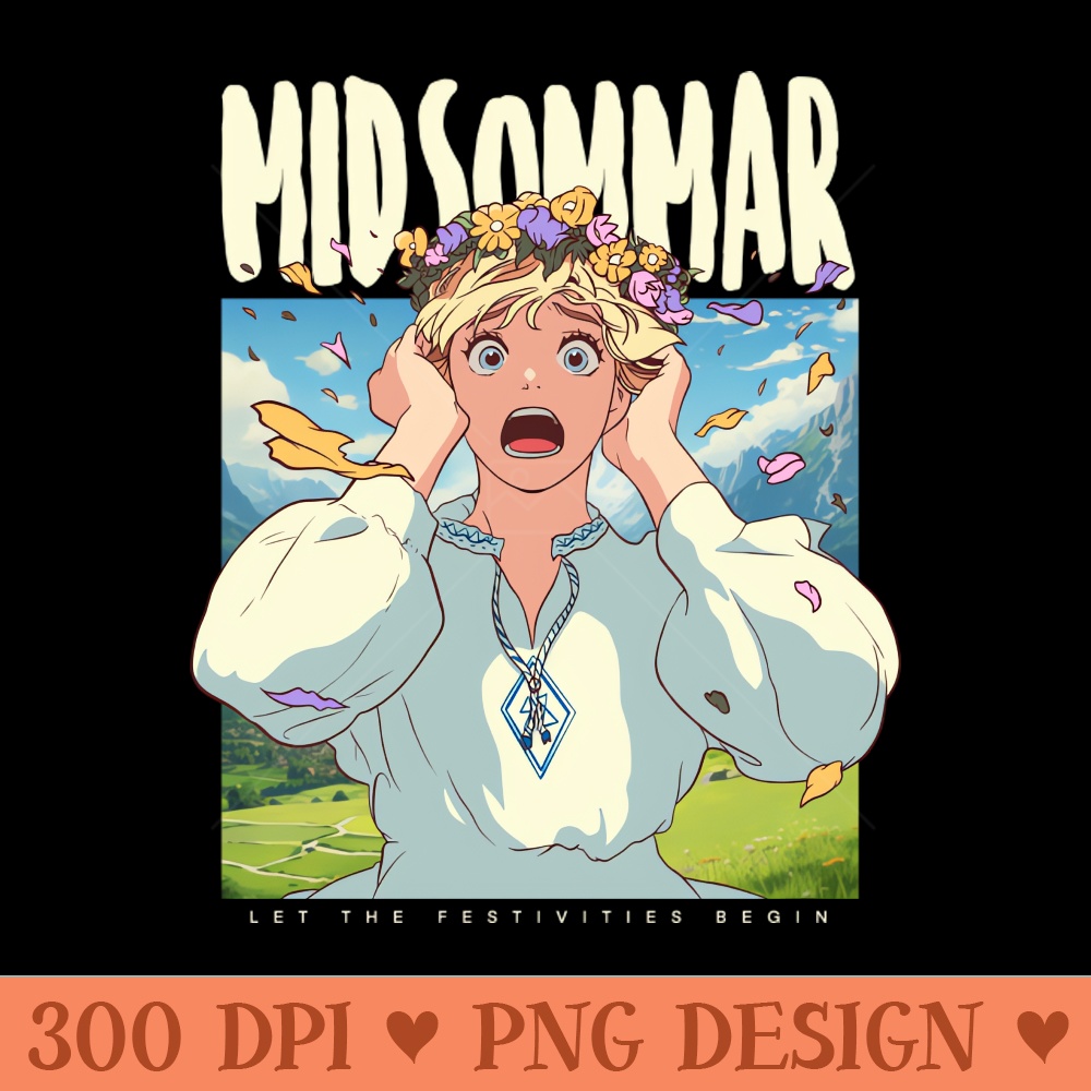 Midsommar - High Resolution PNG Designs - Instant Download | Inspire Uplift