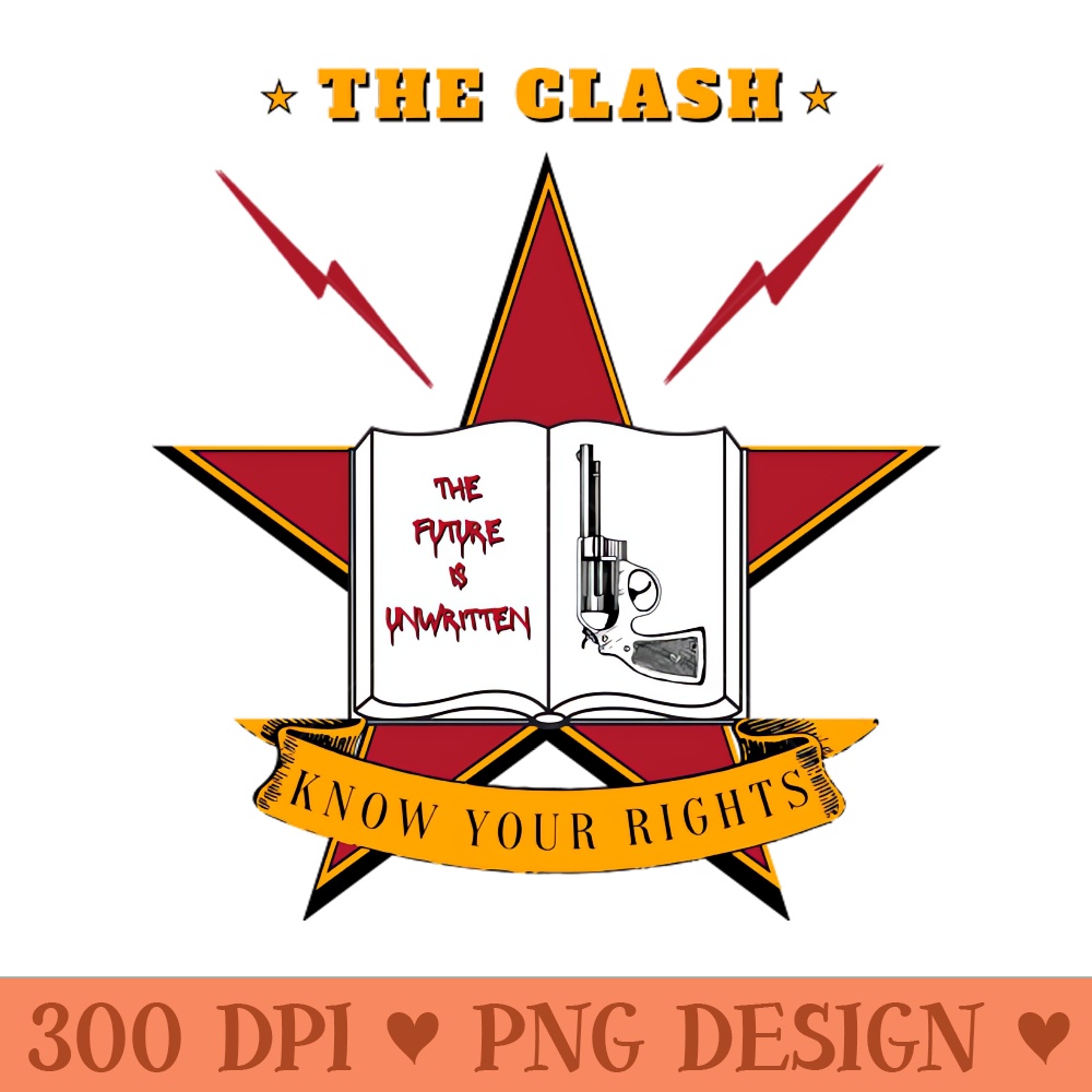 The Clash Know Your Rights Full Colour Original Fan Art Desi - Inspire ...