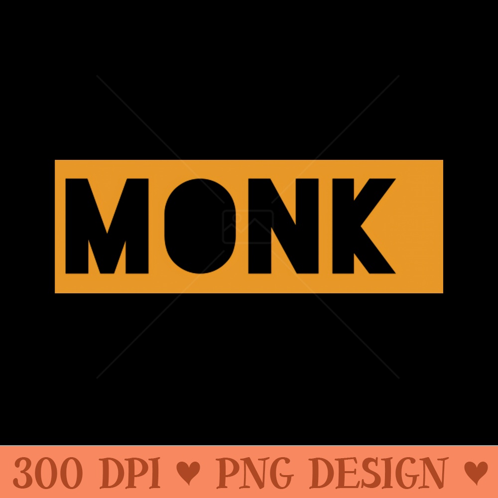 MONK - Ready To Print PNG Designs - Download immediately | Inspire Uplift