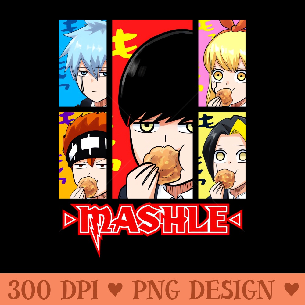 Mash MASHLE Magic and Muscles - High resolution PNG download | Inspire ...