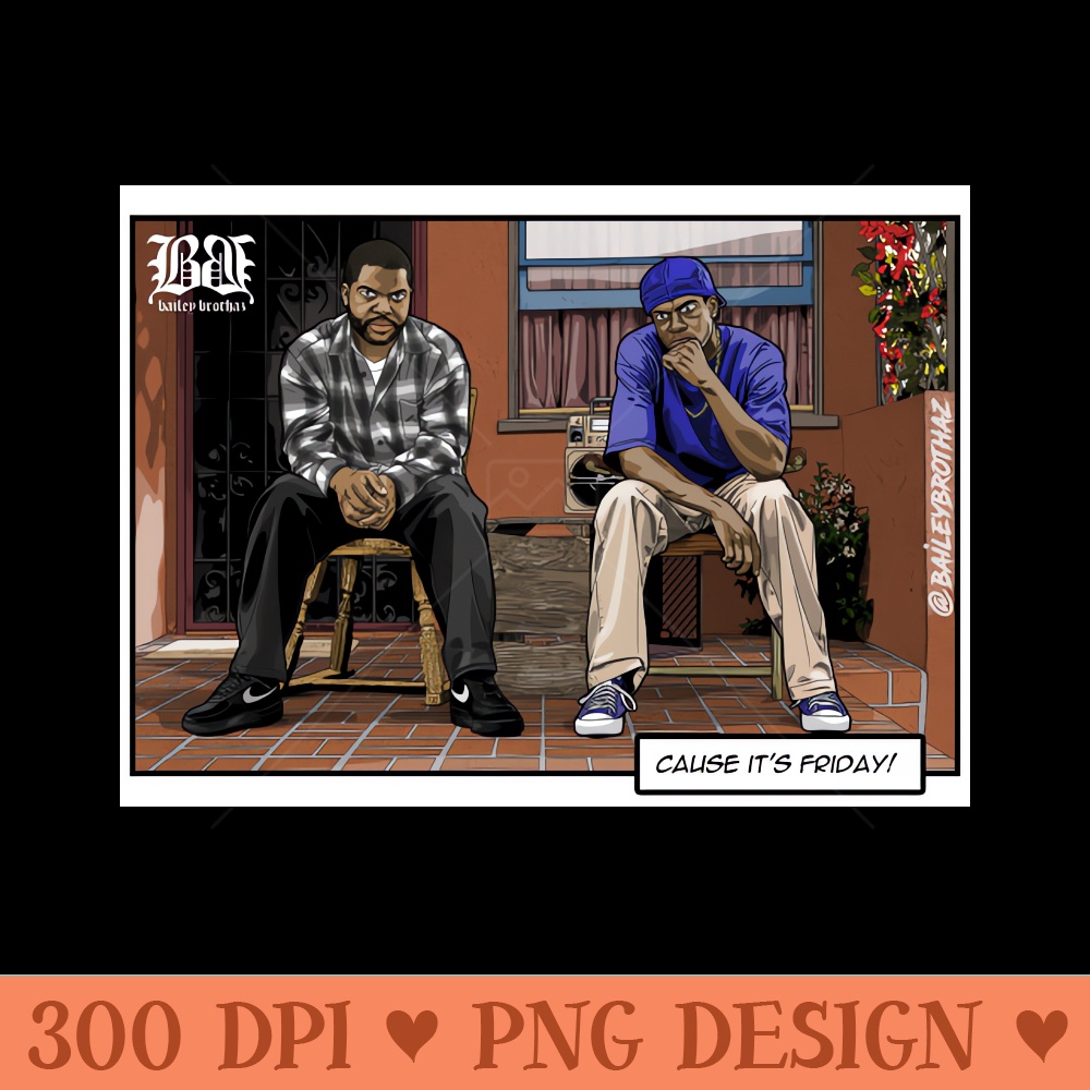 Friday comic panel - Printable PNG Images | Inspire Uplift