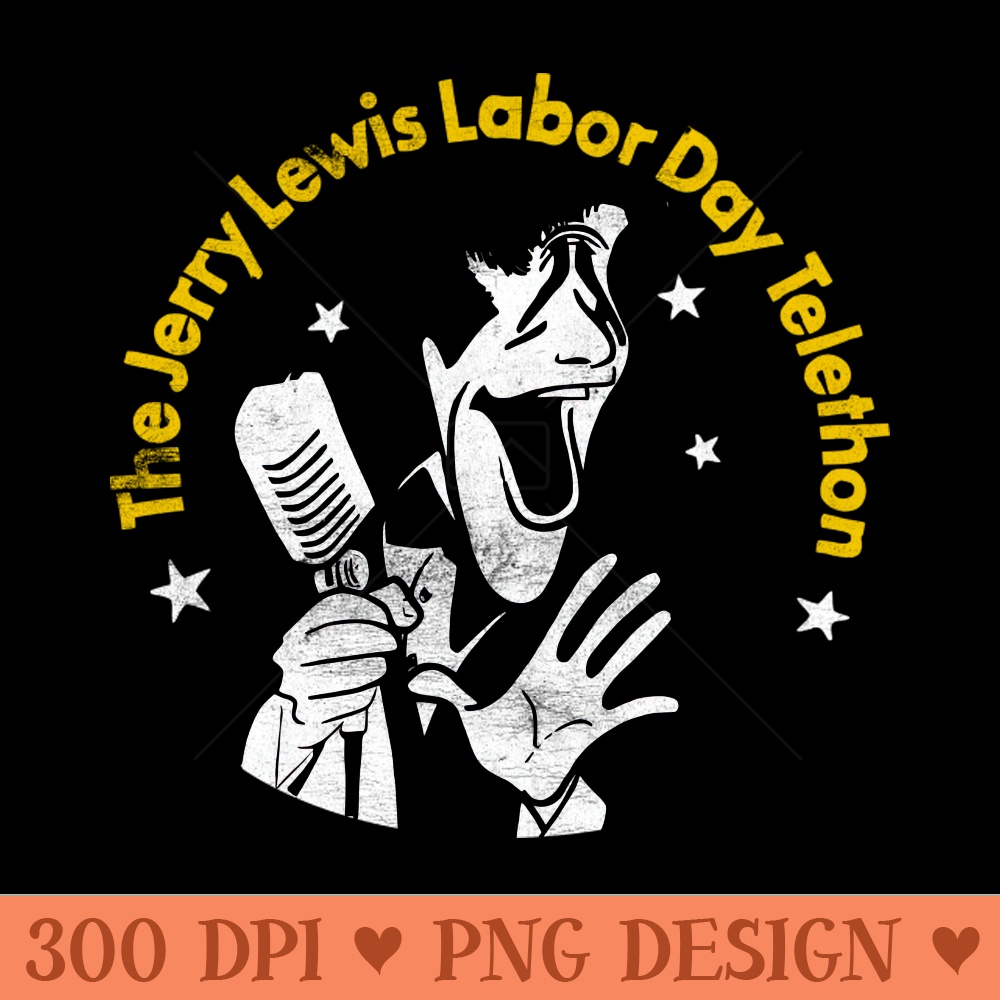 Jerry Lewis Telethon 80s Vintage Look - PNG Clipart Download | Inspire ...