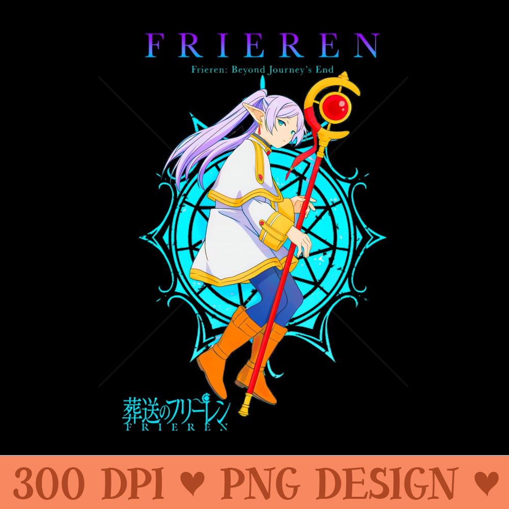 Frieren - Printable PNG Graphics | Inspire Uplift