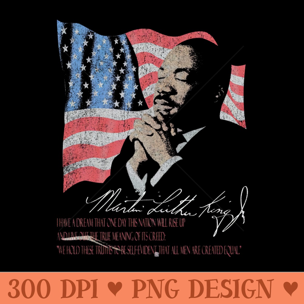 Martin Luther King Jr - PNG Download - Inspire Uplift