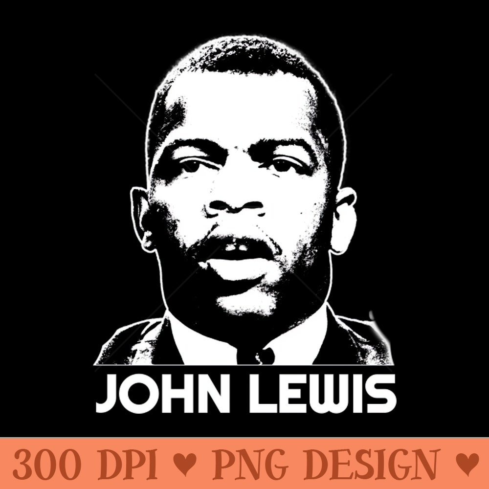 John Lewis, Black History - Printable PNG Images | Inspire Uplift