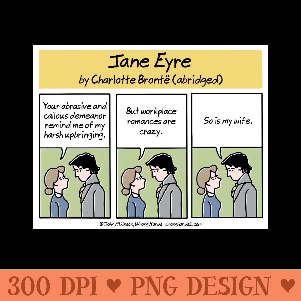 Jane Eyre abridged - Digital PNG Downloads | Inspire Uplift