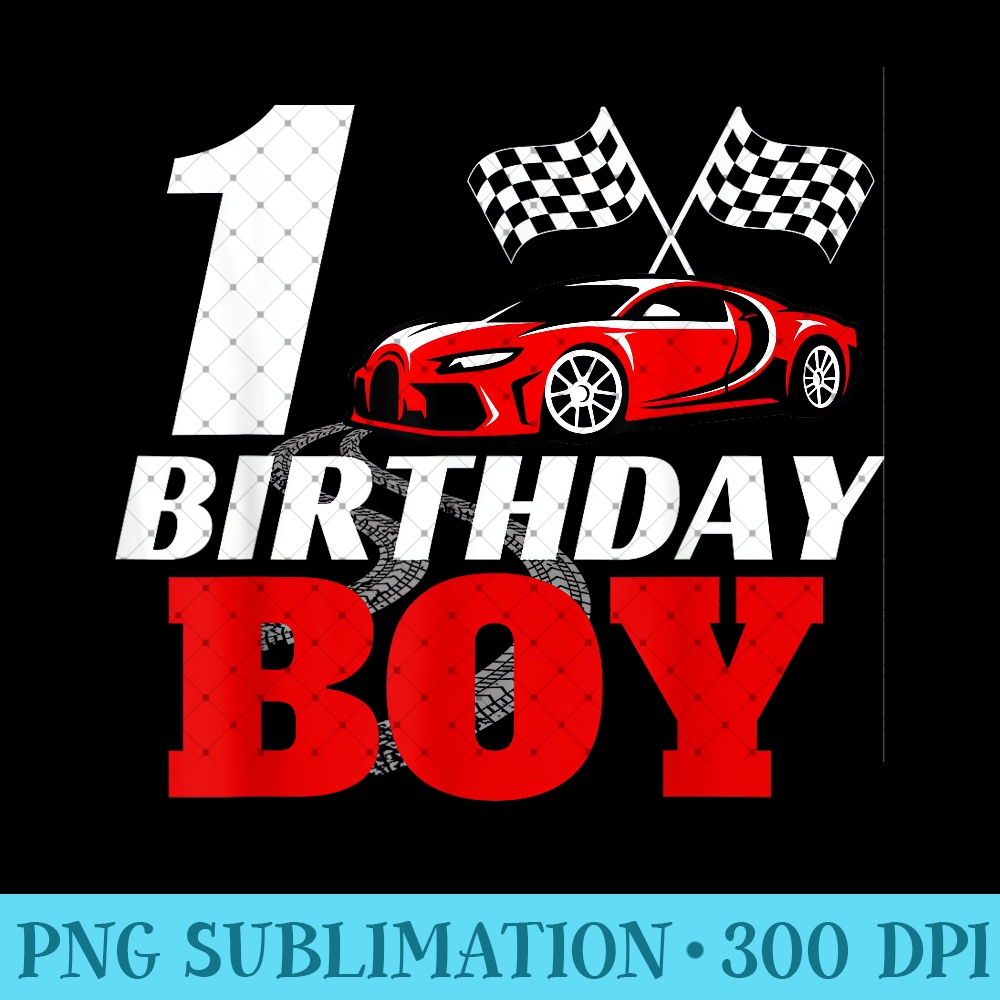 1st Birthday 1 First Race Car Birthday Racing Driver - Exclu | Inspire ...