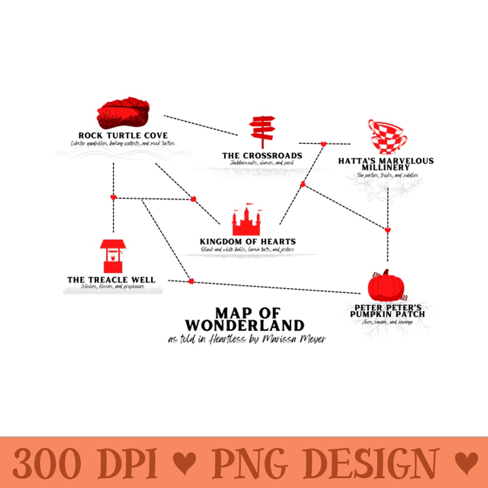 Heartless Map - Transparent PNG download | Inspire Uplift