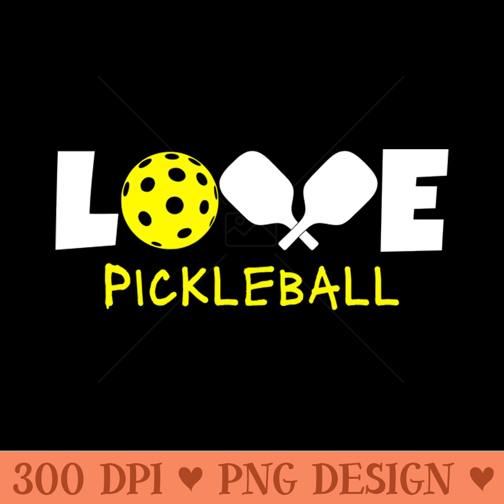 pickleball - Printable PNG Images | Inspire Uplift