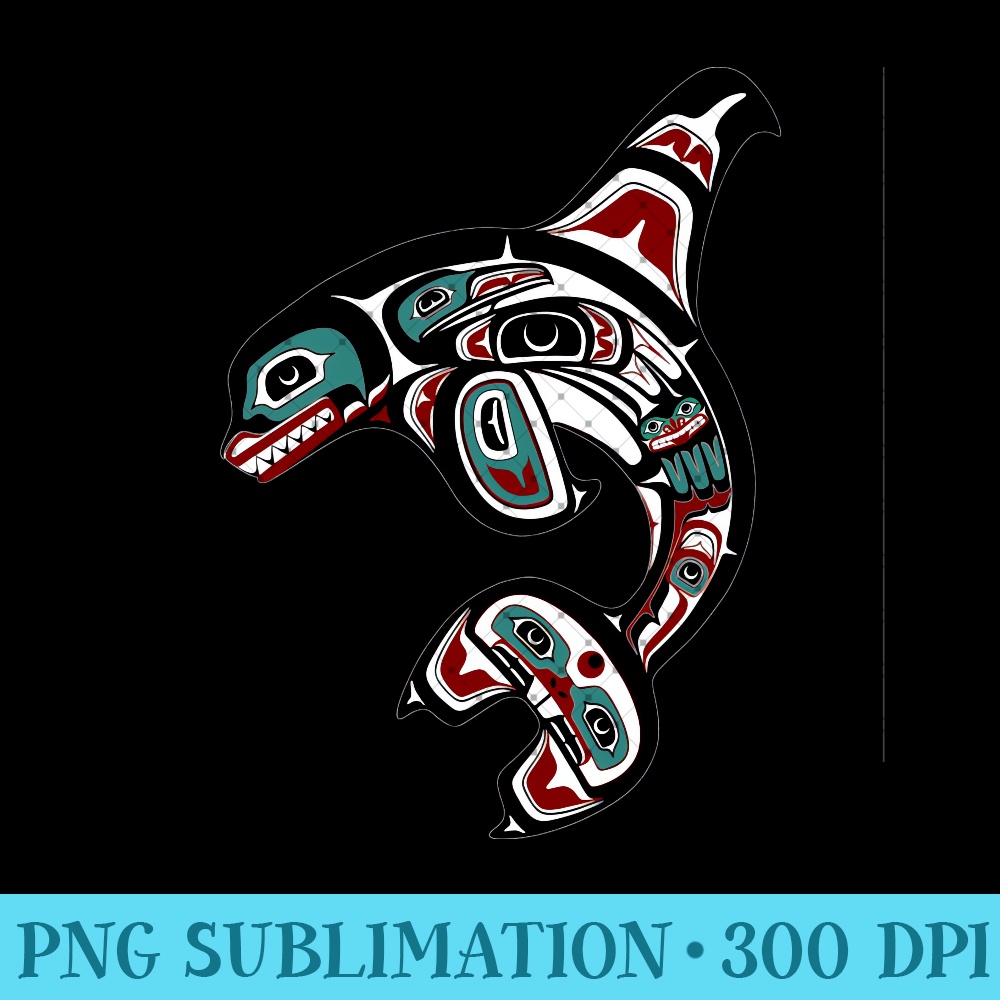 Orca Killer Whale Pacific Northwest Alaska Native American - | Inspire ...
