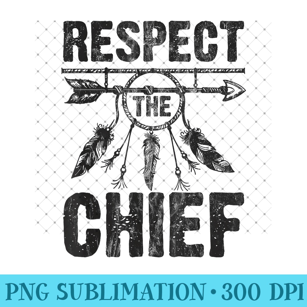 vintage Native American Chief Tribe Feather Headdress - Digi | Inspire ...