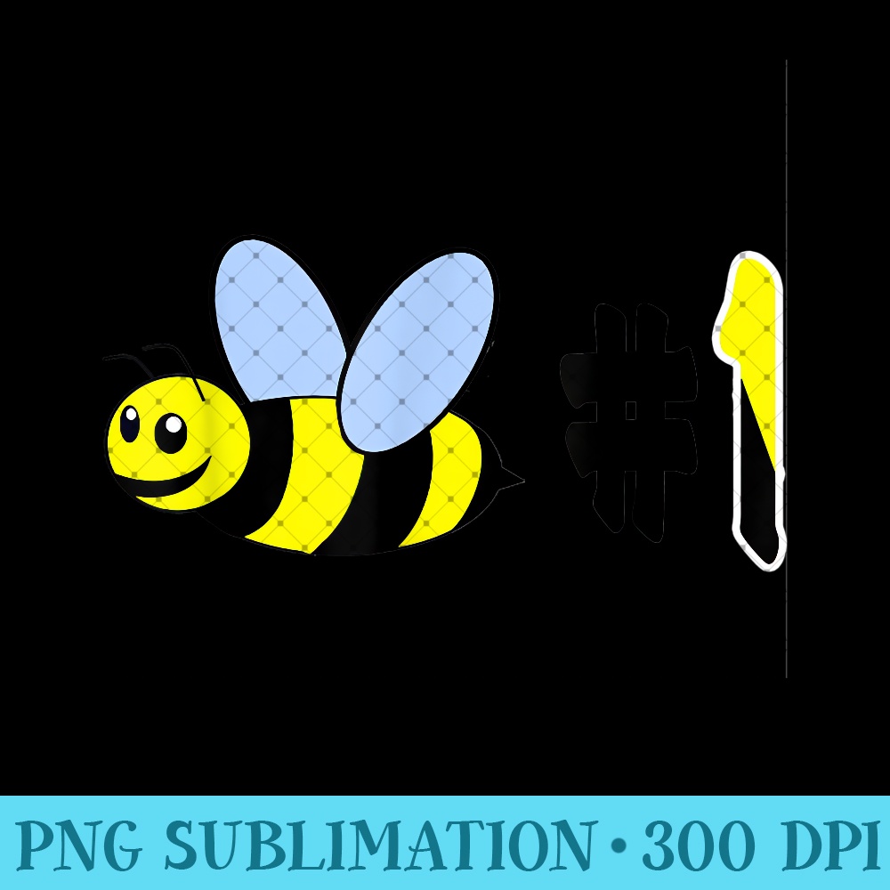 Be Number One 1 Cartoon Bumble Bee - PNG Clipart | Inspire Uplift