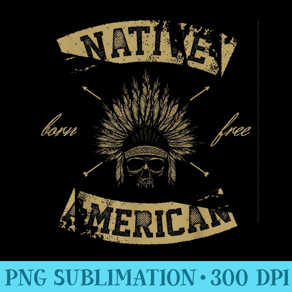 Native American Born Free - PNG Clipart | Inspire Uplift