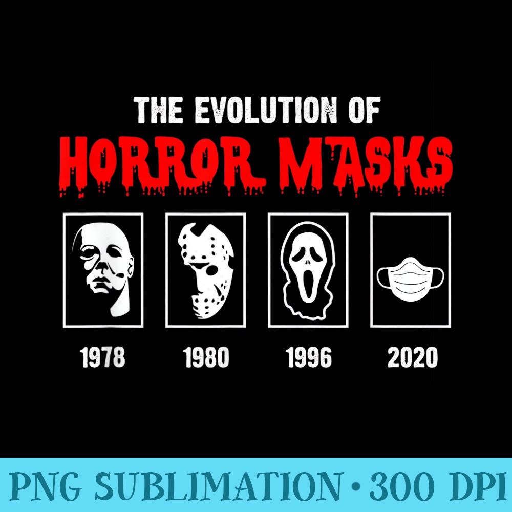 Evolution of Horror Masks Halloween 2020 Funny - Printable P | Inspire ...