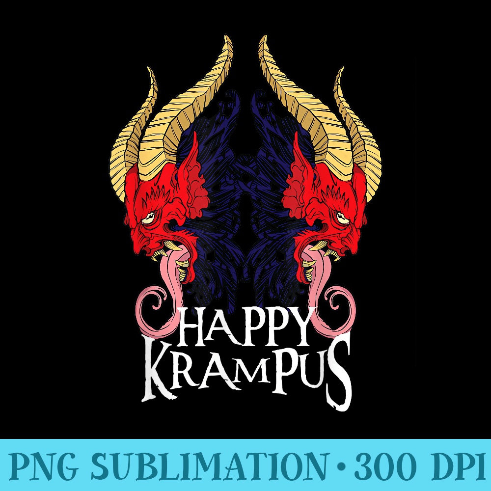 Happy Krampus Christmas Demon Holiday Folklore Merry - PNG P | Inspire ...