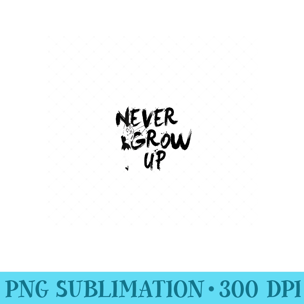 Womens Disney Peter Pan Tinker Bell Never Grow Up Graffiti - | Inspire ...