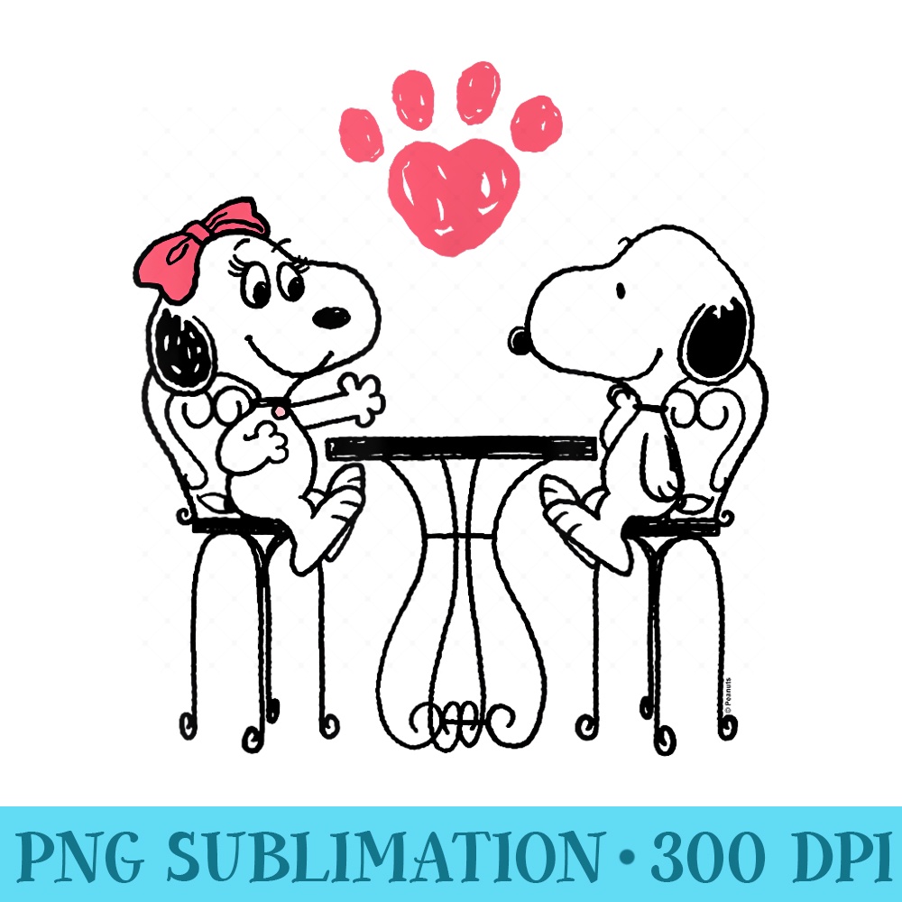 Peanuts - Valentines - Snoopy and Belle - High Resolution PN | Inspire ...