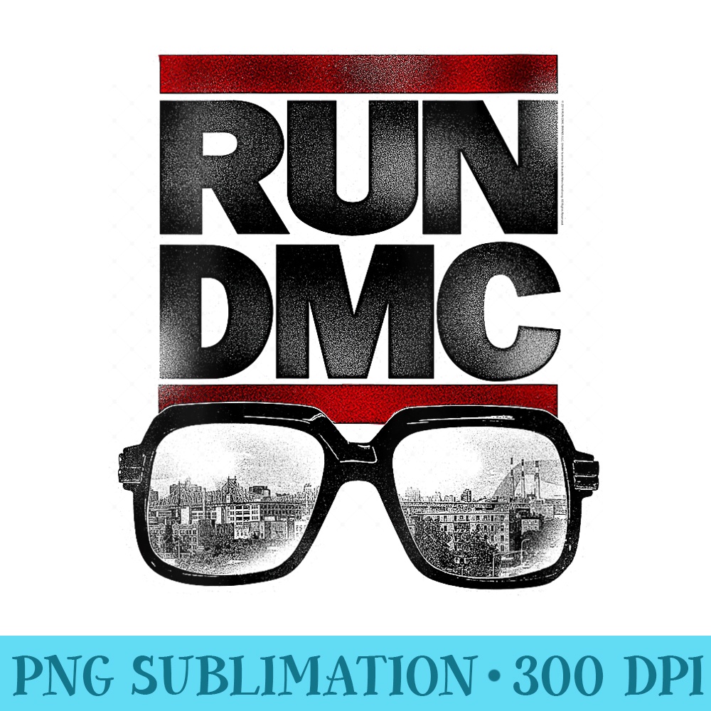 Womens Run DMC Official NYC Glasses - PNG Graphics | Inspire Uplift